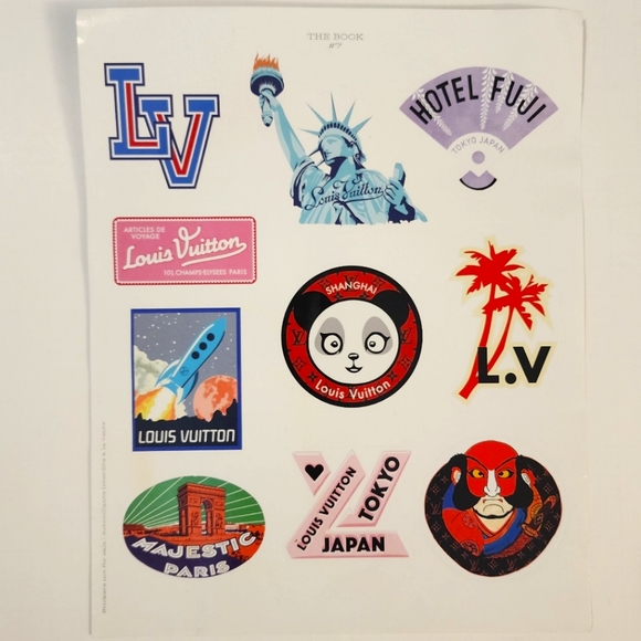Louis Vuitton | Other | Louis Vuitton Stickers | Poshmark